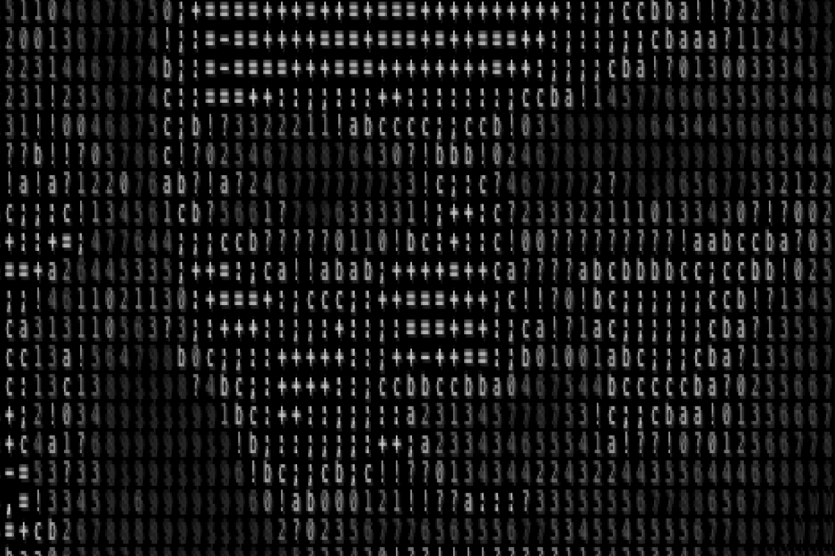 ASCII Camera filter experiment | Quentin Renaux